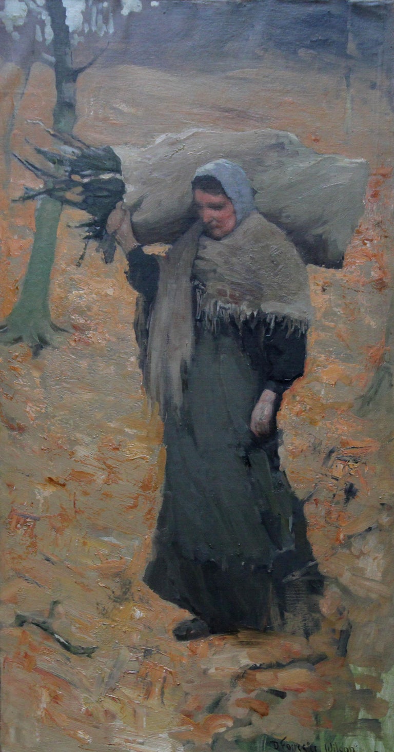 David Forrester Wilson - Gathering Faggots - Scottish art twenties ...