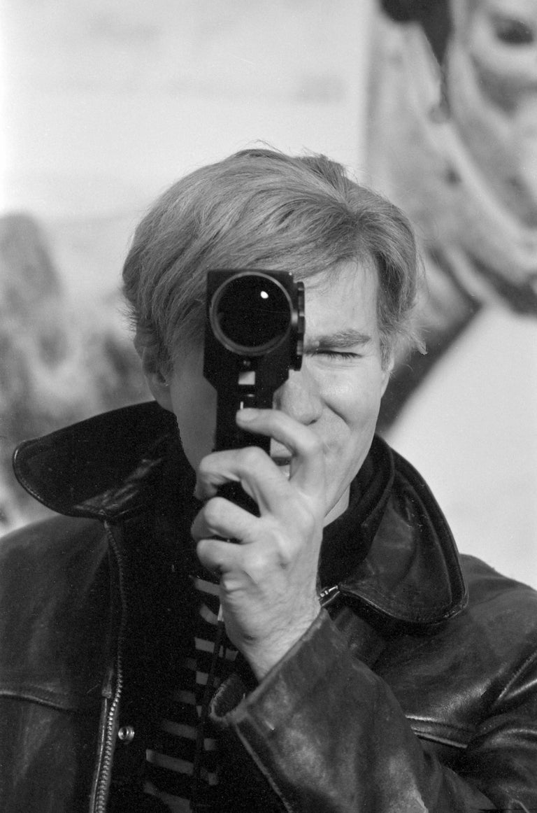 David Gahr - Andy Warhol, Black and White Portrait, Photographed in New ...