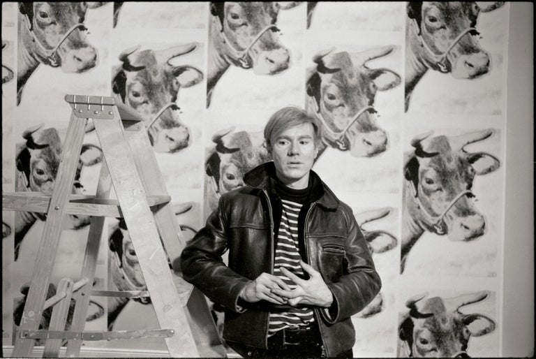 David Gahr - Andy Warhol, Black and White Portrait, Photographed in New ...