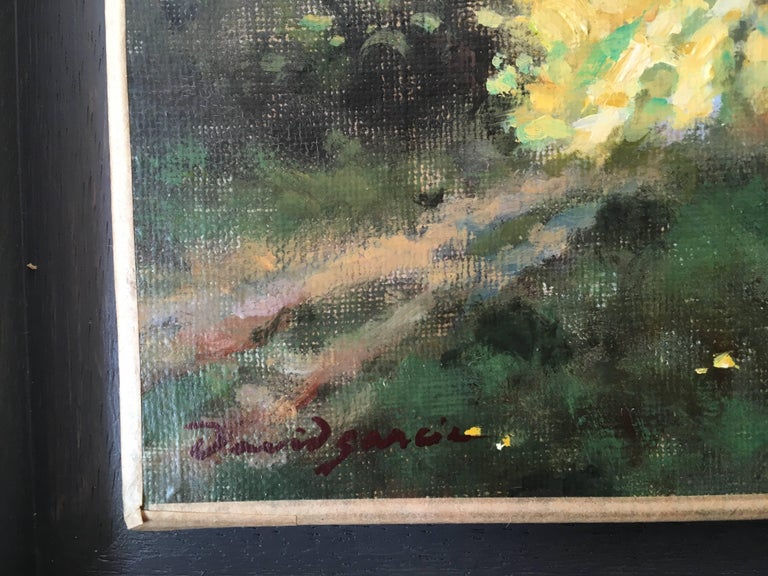 David Garcia - "Chemin de Montbois" little oil painting post ...