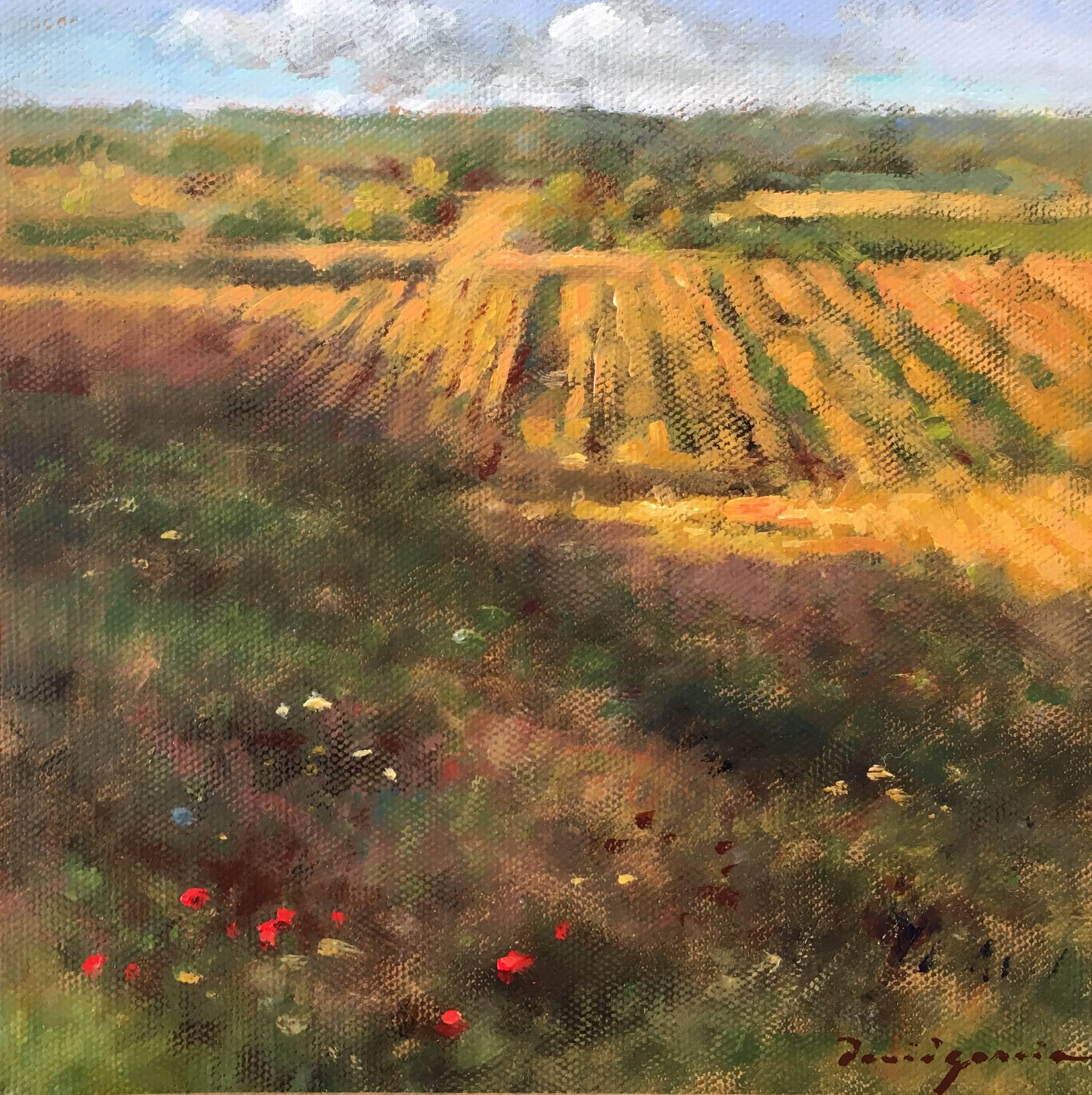 David Garcia - The stubble, little oil painting post-impressionist ...