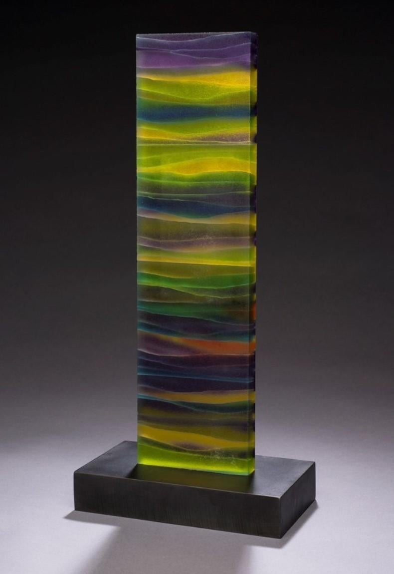 Tall Glass Sculpture - 27 For Sale on 1stDibs