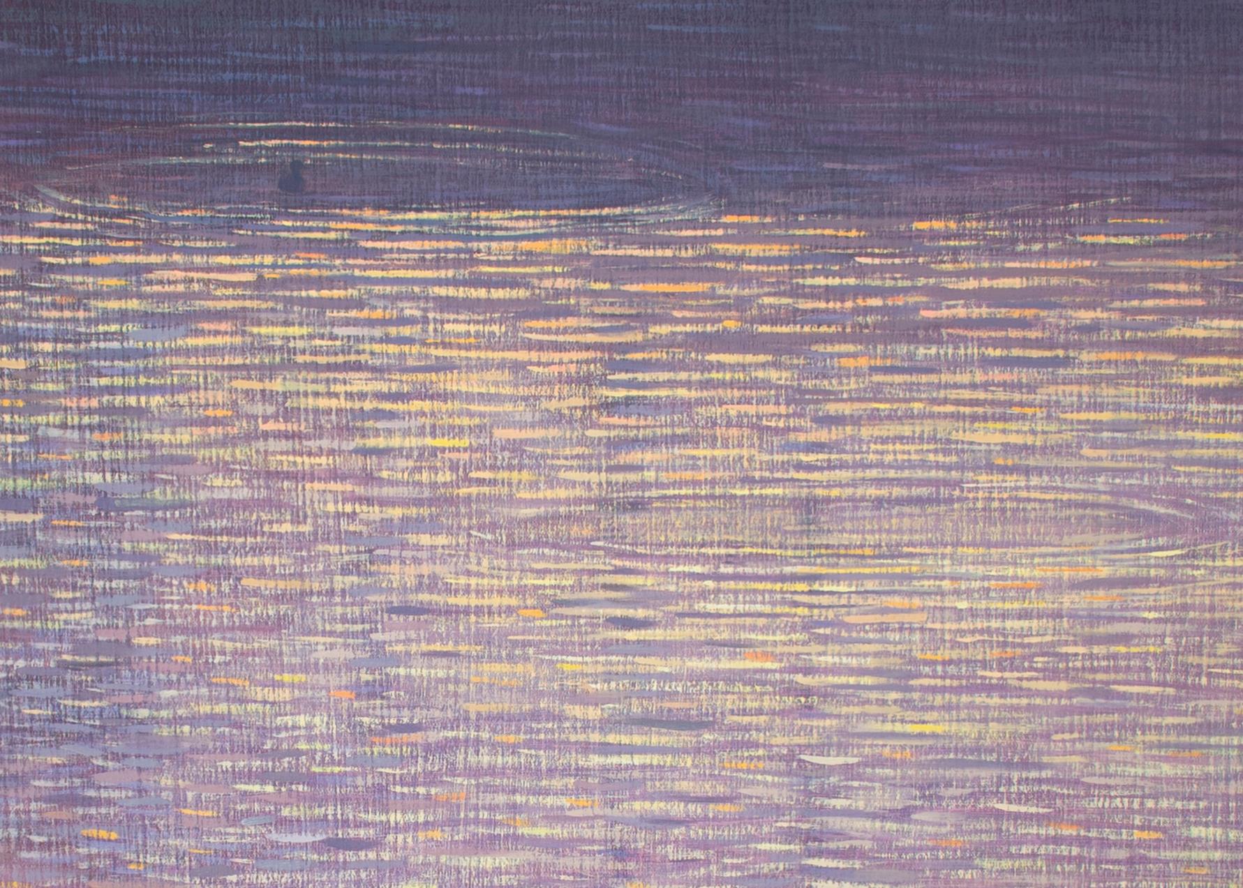 David Grossmann - "End of Day Water Colors", Oil Painting at 1stDibs ...