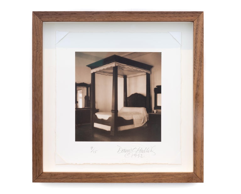 David Halliday - Bed (Sepia Toned Still Life Photo of Mahogany Canopy ...