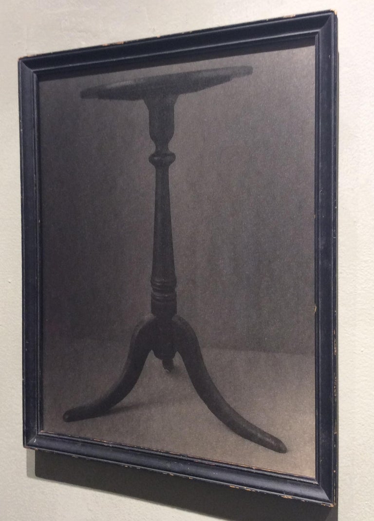 David Halliday - Candle Stand (Sepia Toned Still Life of Side Table in ...