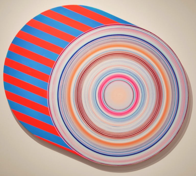 David Hardaker - "Love Like Blood" Contemporary Colorful Concentric ...