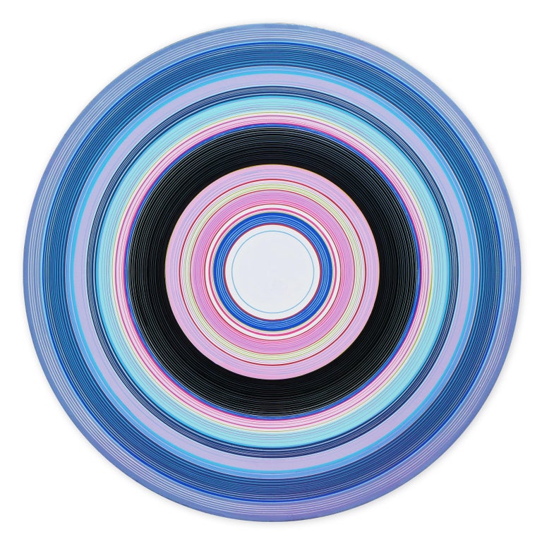 David Hardaker - "Piece of Sky" Blue, Indigo, Purple, and Green ...