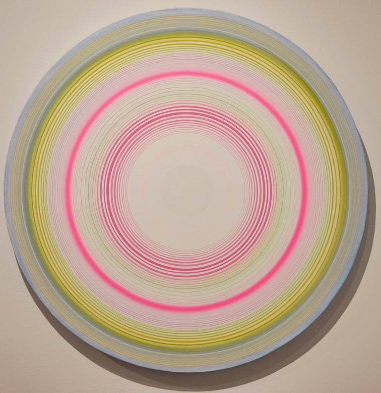 David Hardaker - "The Look" Contemporary Colorful Concentric Circle ...