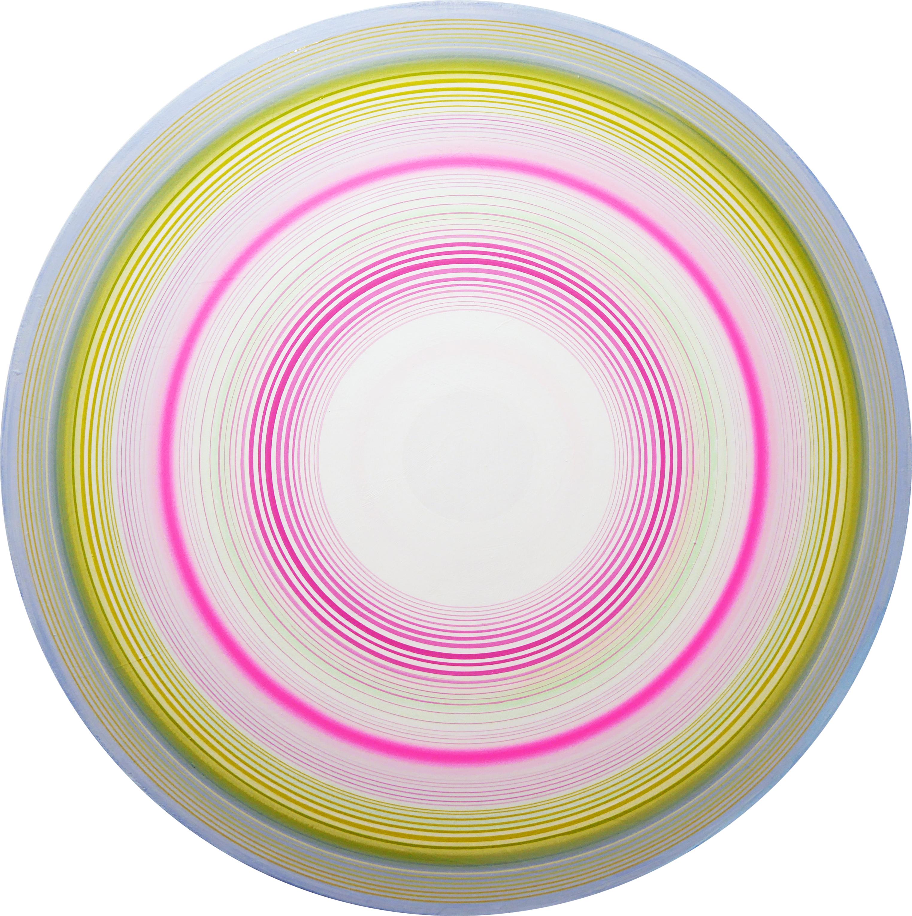 David Hardaker - "Vacation" Contemporary Colorful Concentric Circle ...