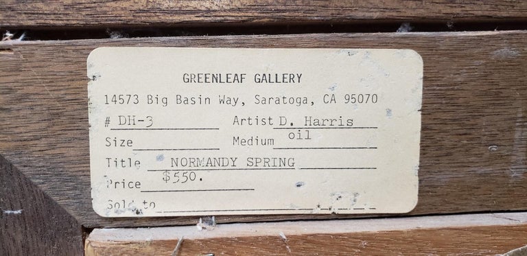 David Harris - David Harris (American, 20th c.) "Normandy Spring ...