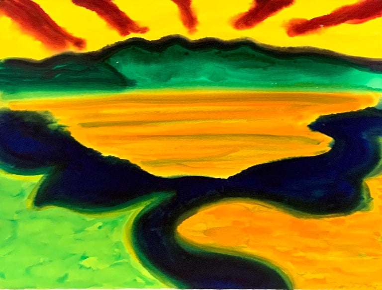 David Hayes - Study for Landscape with Marsh For Sale at 1stDibs