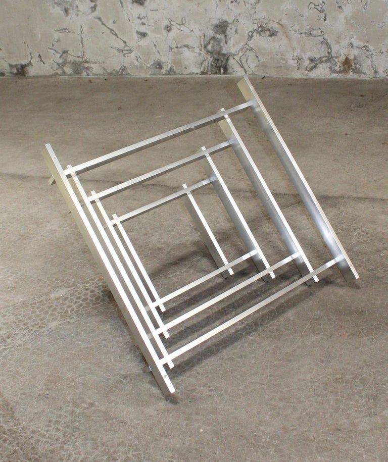 David Hicks Aluminium Kinetic Table at 1stDibs