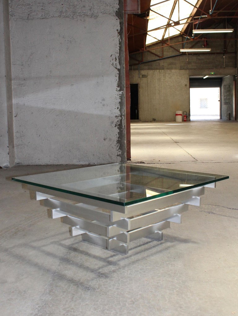 David Hicks Aluminium Kinetic Table at 1stDibs
