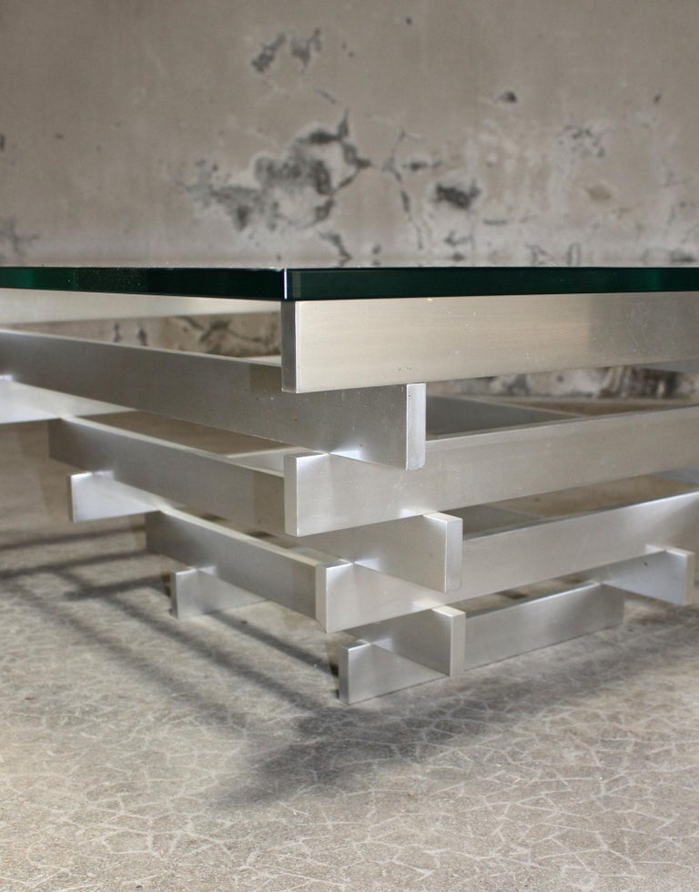 David Hicks Aluminium Kinetic Table at 1stDibs