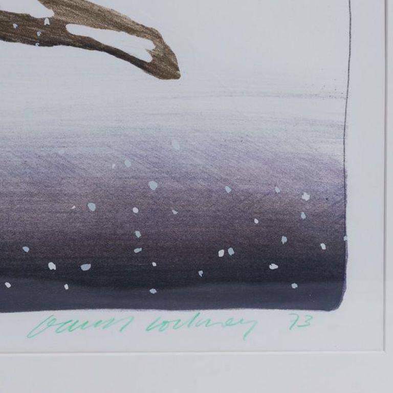David Hockney ‘Snow’ Lithograph at 1stDibs