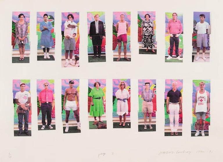 David Hockney - Collage photographique à tirage laser en édition ...