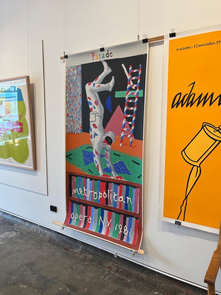 David Hockney Original Vintage Poster 'Parade Metropolitan Opera New ...