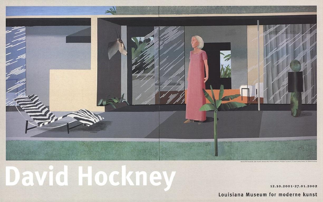 David Hockney - David Hockney-Teresa Russell: XVI RIP Arles-42.75" x 28 ...