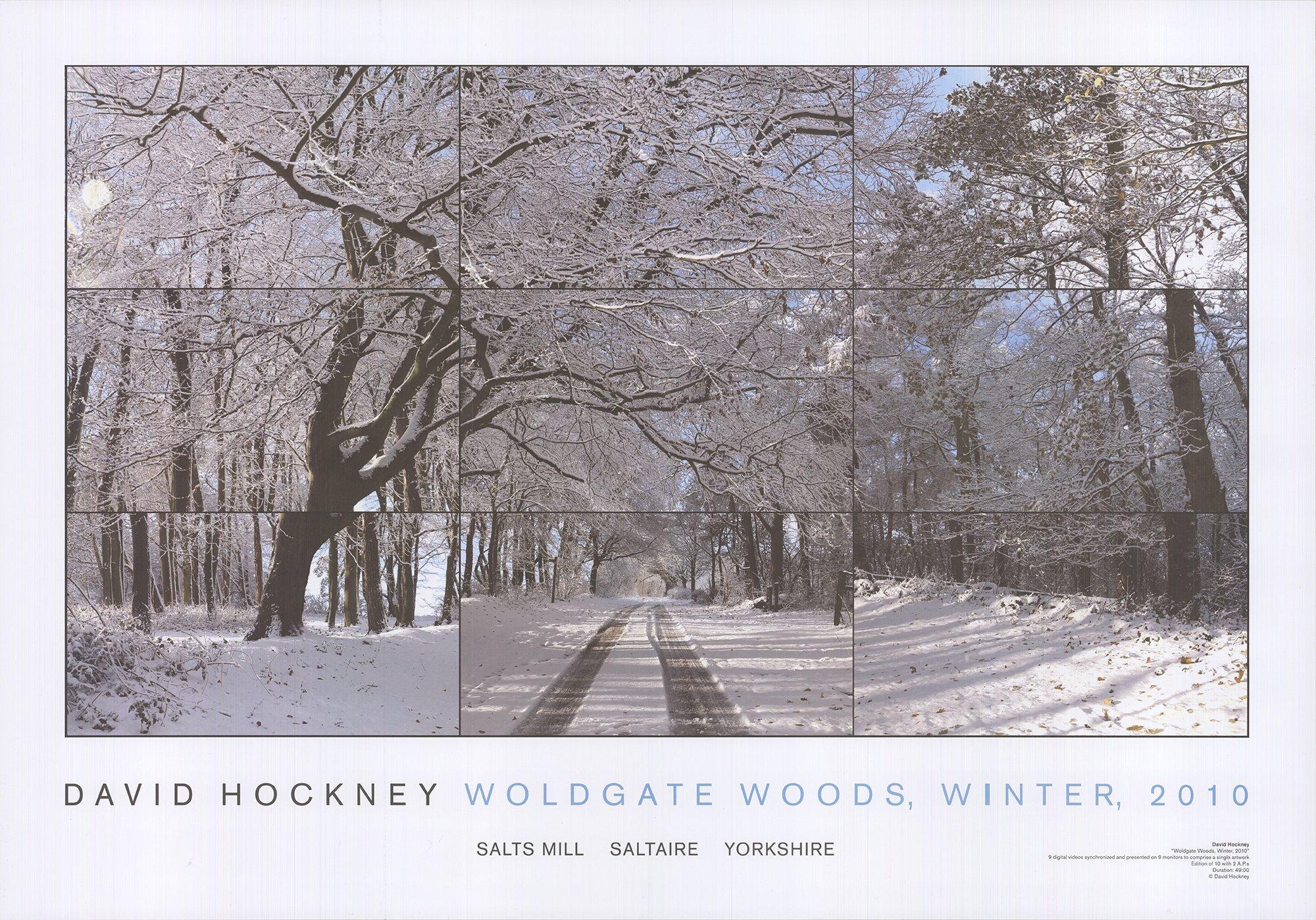 David Hockney - 1997 David Hockney 'The Road to York Through Sledmere ...