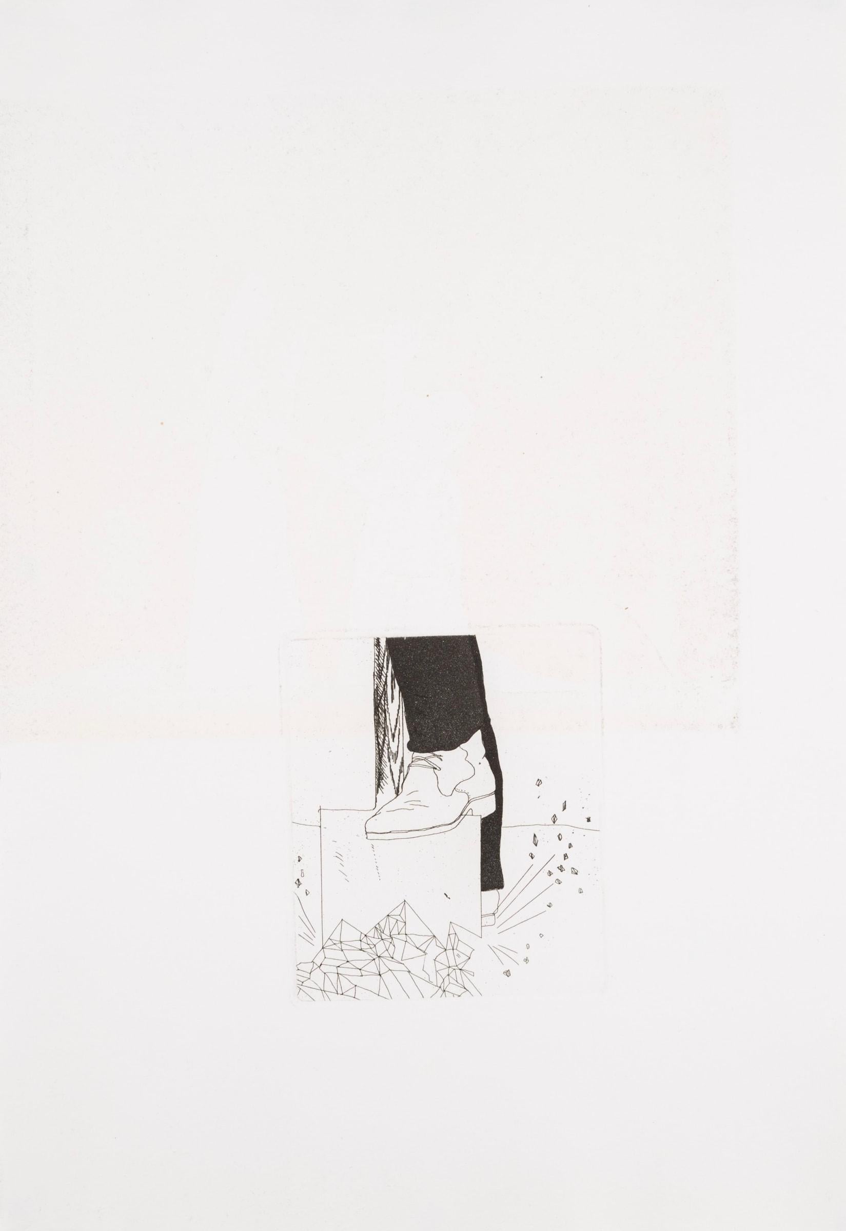 David Hockney - Digging up Glass by David Hockney, 1969-70 For Sale at ...