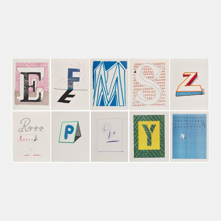 David Hockney - Hockney''s Alphabet For Sale at 1stDibs