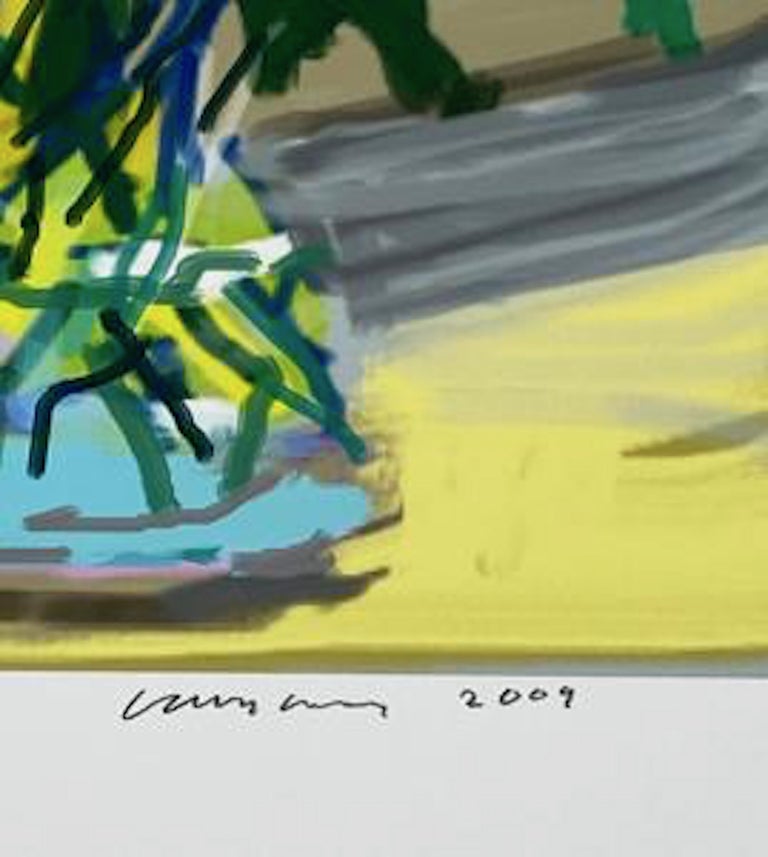 David Hockney - My Window, Art Edition 535; 2010; Ipad drawing, printed ...