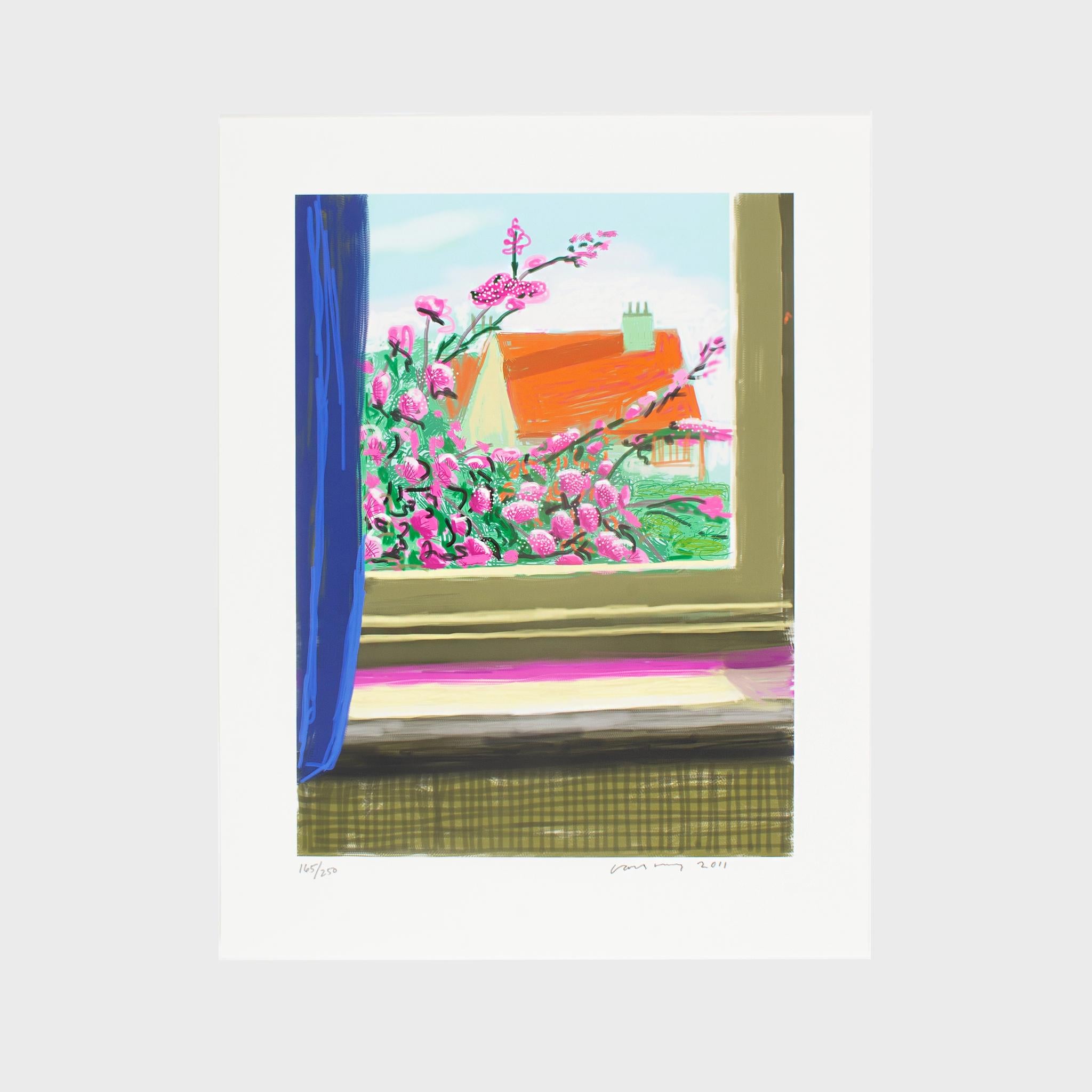 David Hockney - My Window. Art Edition (No. 751–1, 000), iPad drawing ...