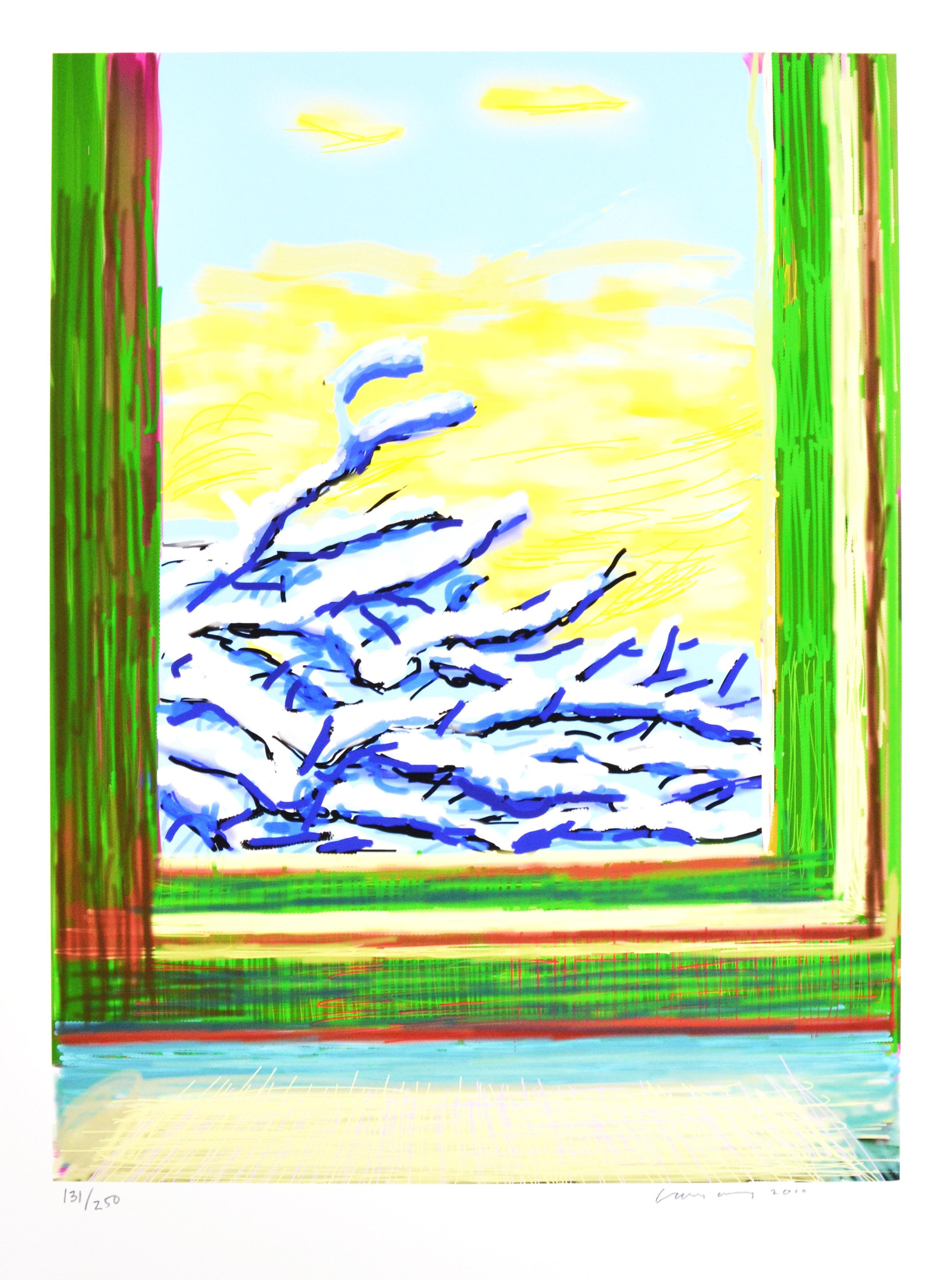 David Hockney - My Window, Art Edition 535; 2010; Ipad drawing, printed ...