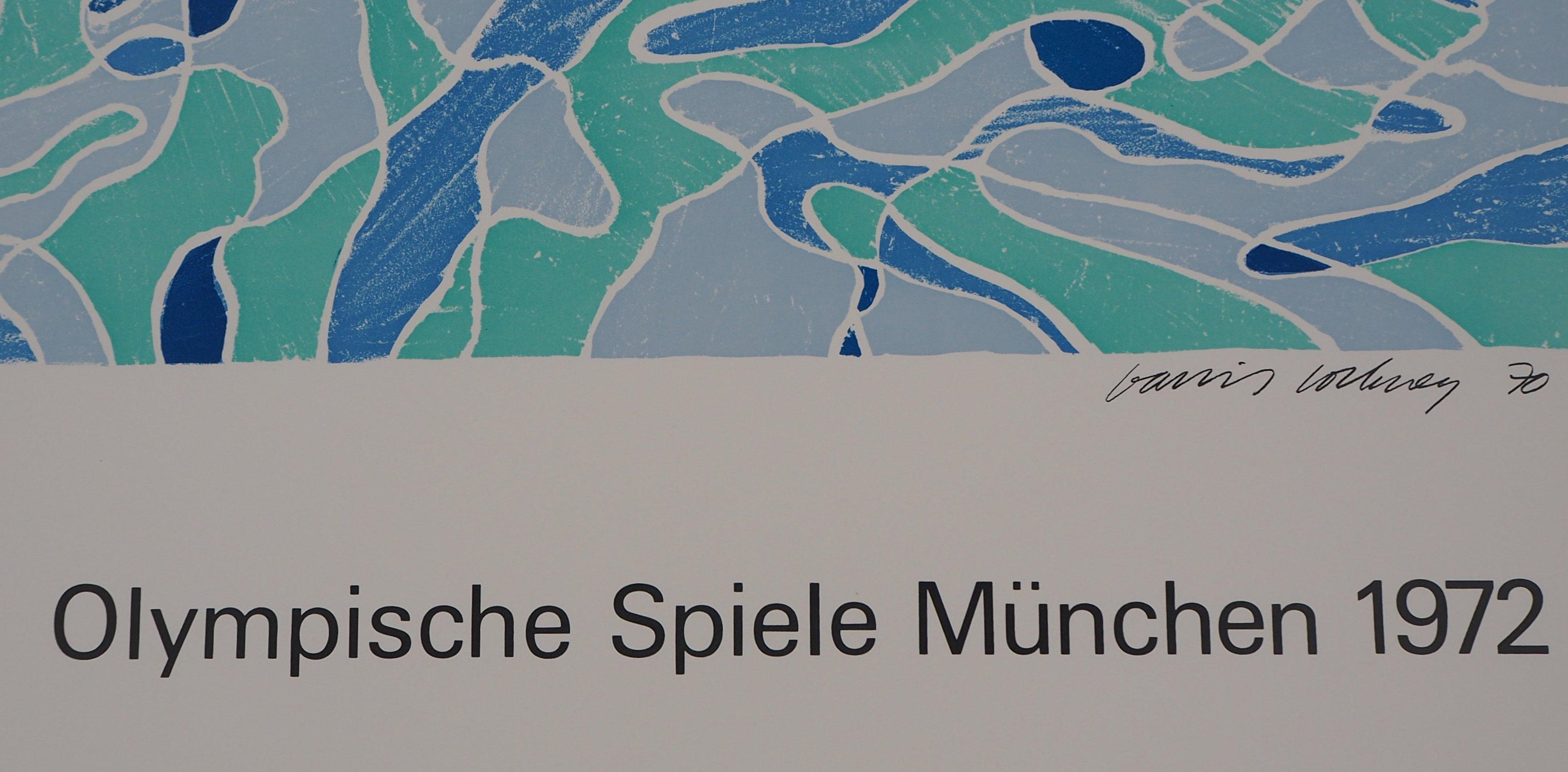 David Hockney - Pool Diver - Lithograph (Olympic Games Munich 1972) at ...