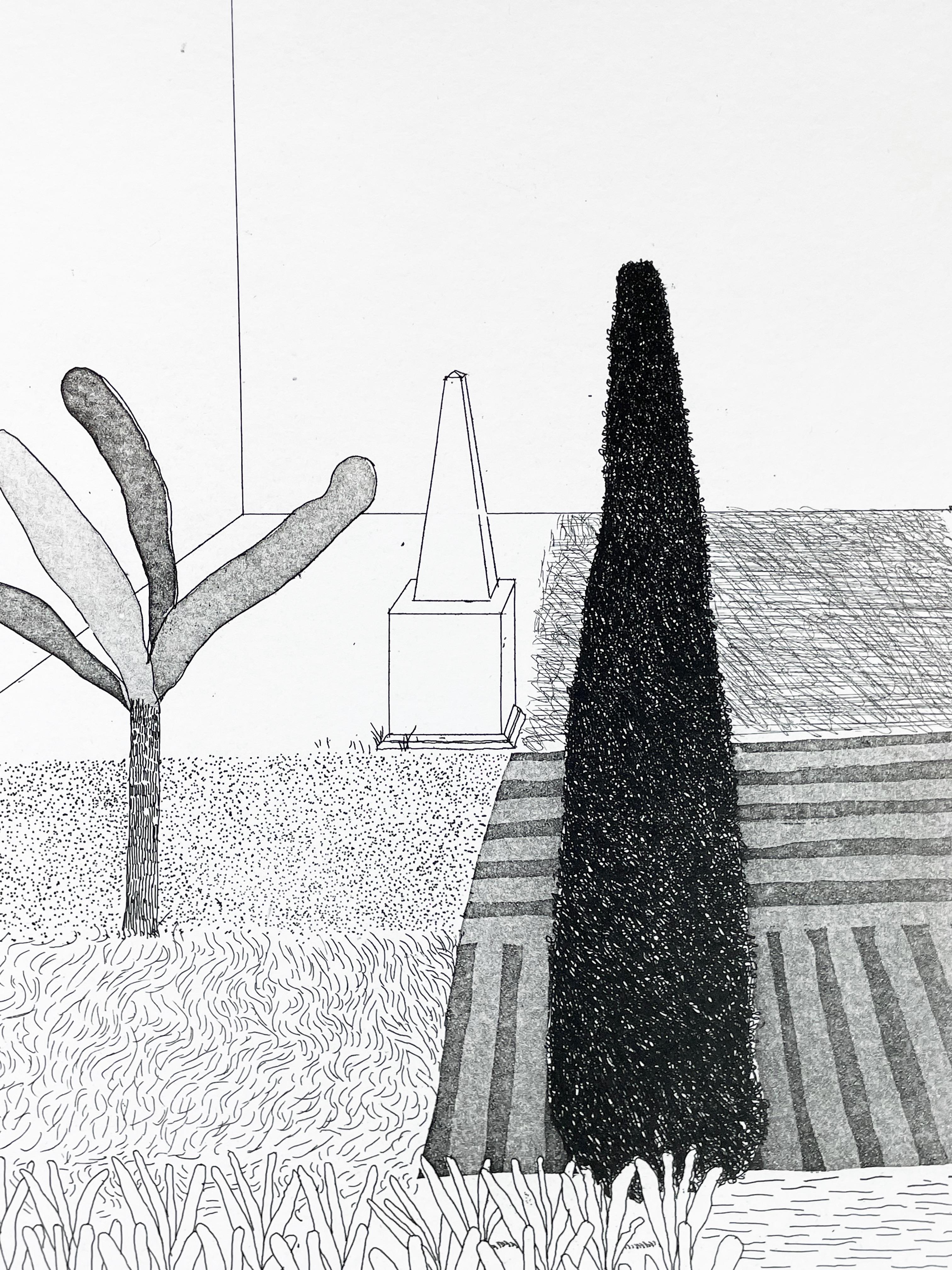 David Hockney - Rapunzel Growing in the Garden (Six Fairy Tales from ...