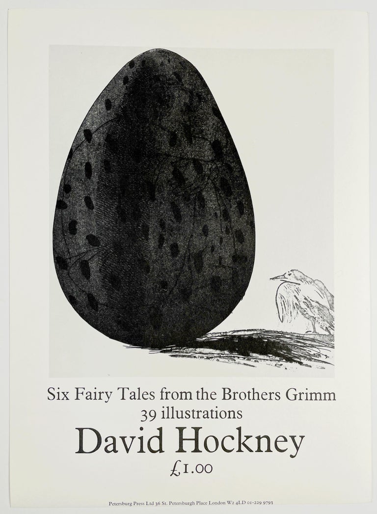 Vintage David Hockney poster Six Fairy Tales from the Brothers Grimm ...