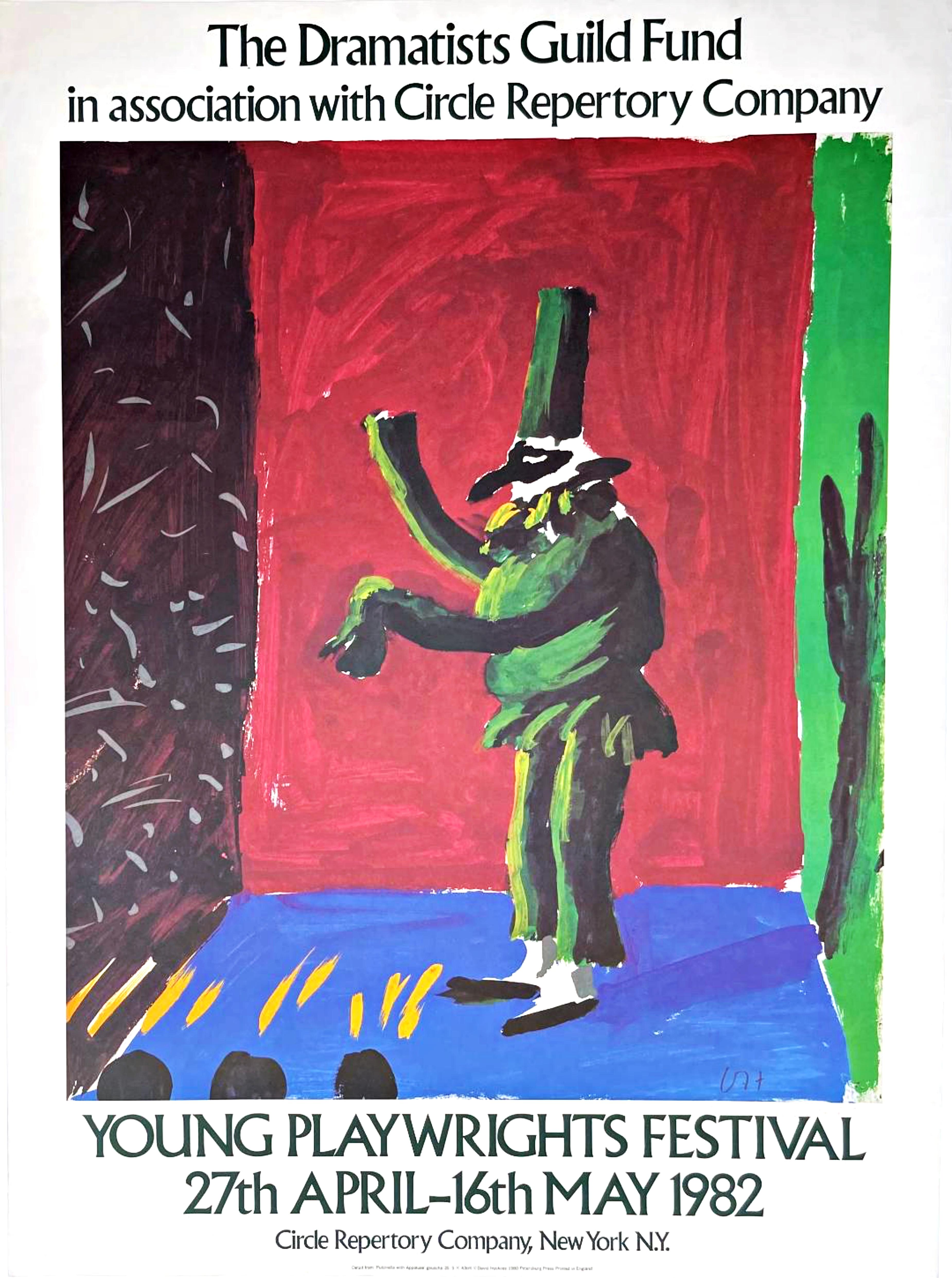 David Hockney - Young Playwright's Festival (Hand signed by David ...