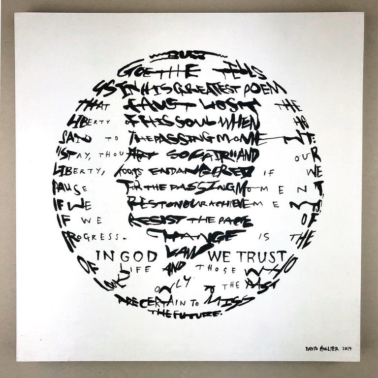 David Hollier - Half Dollar (Text Quote from JFK) / Black and White ...