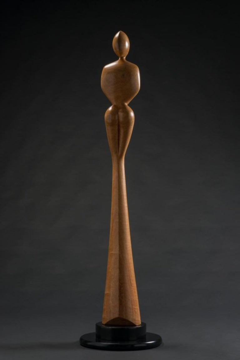 David Hostetler - David Hostetler Carved Lacewood Sculpture Beige ...