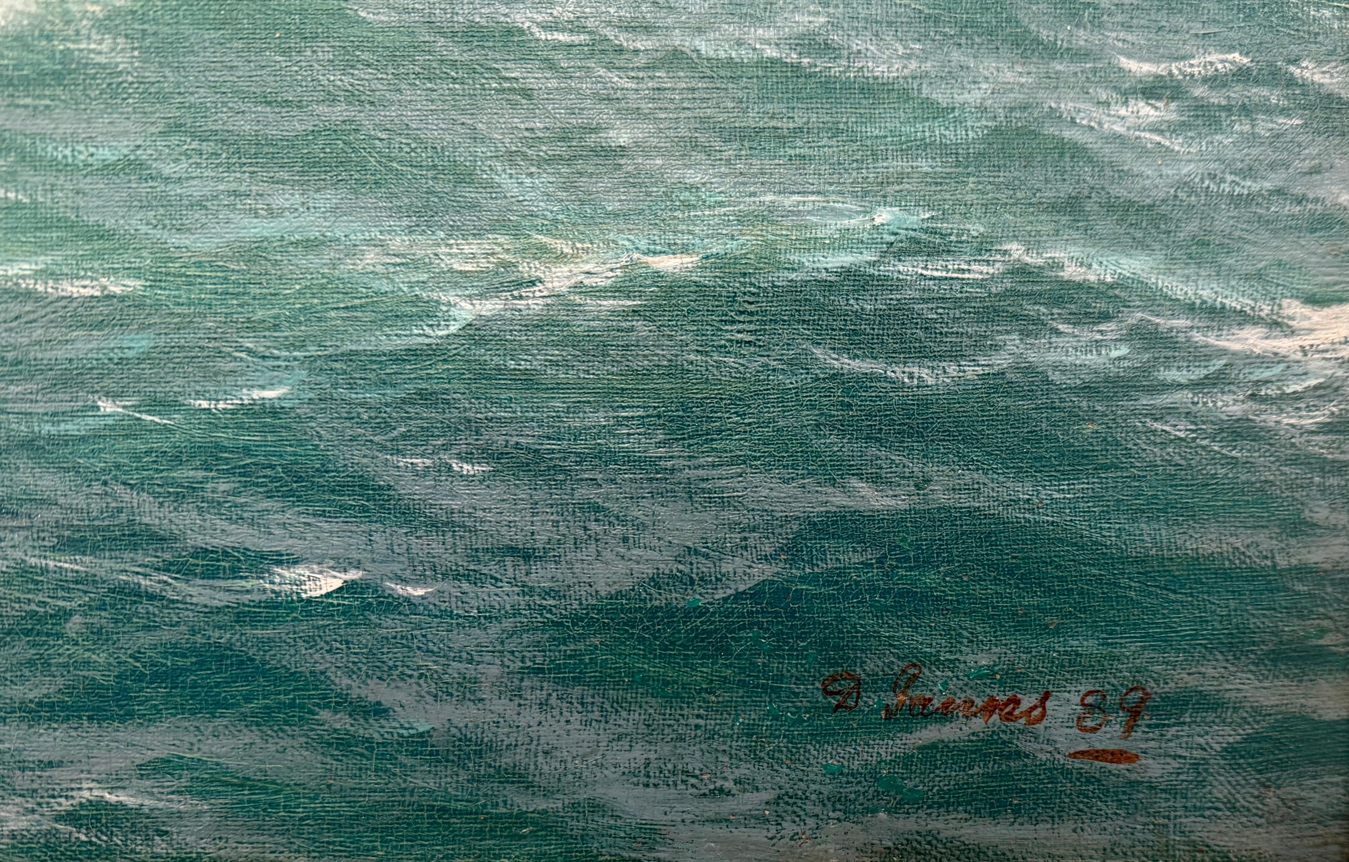 David James - Atlantic Waves, North Coast, Cornwall For Sale at 1stDibs