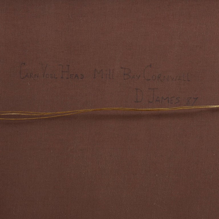 David James - Large seascape painting of Mill Bay, Cornwall by David ...