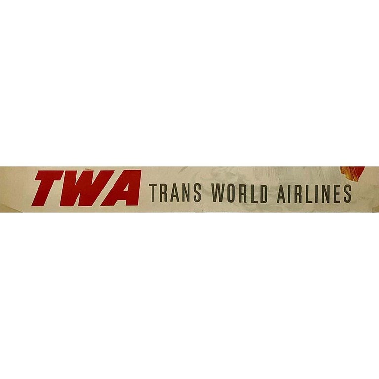 David Klein - 1948 Original poster by David Klein for TWA and its trips ...