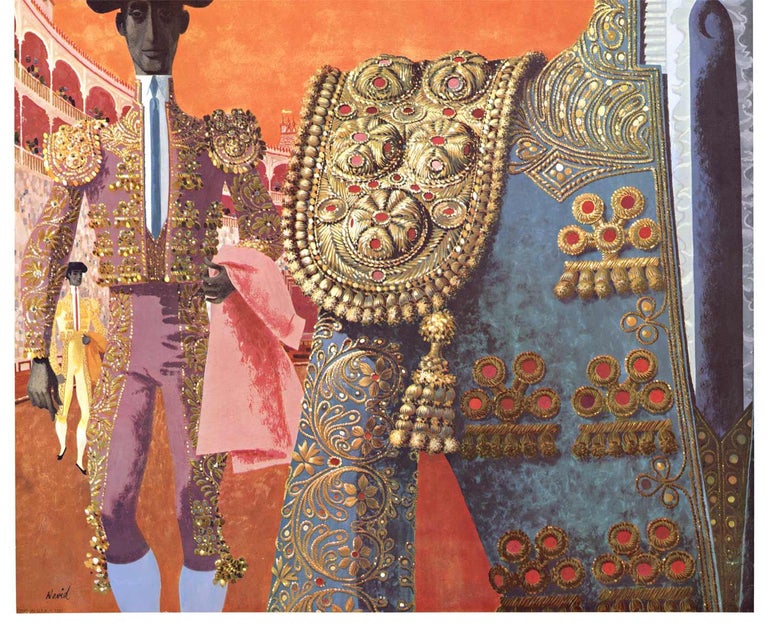 David Klein - Original "Spain Fly TWA" vintage airline travel poster ...