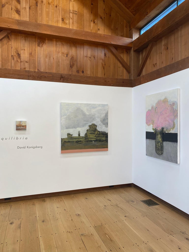 David Konigsberg - Space and Mass Out There, Desert Landscape Painting ...