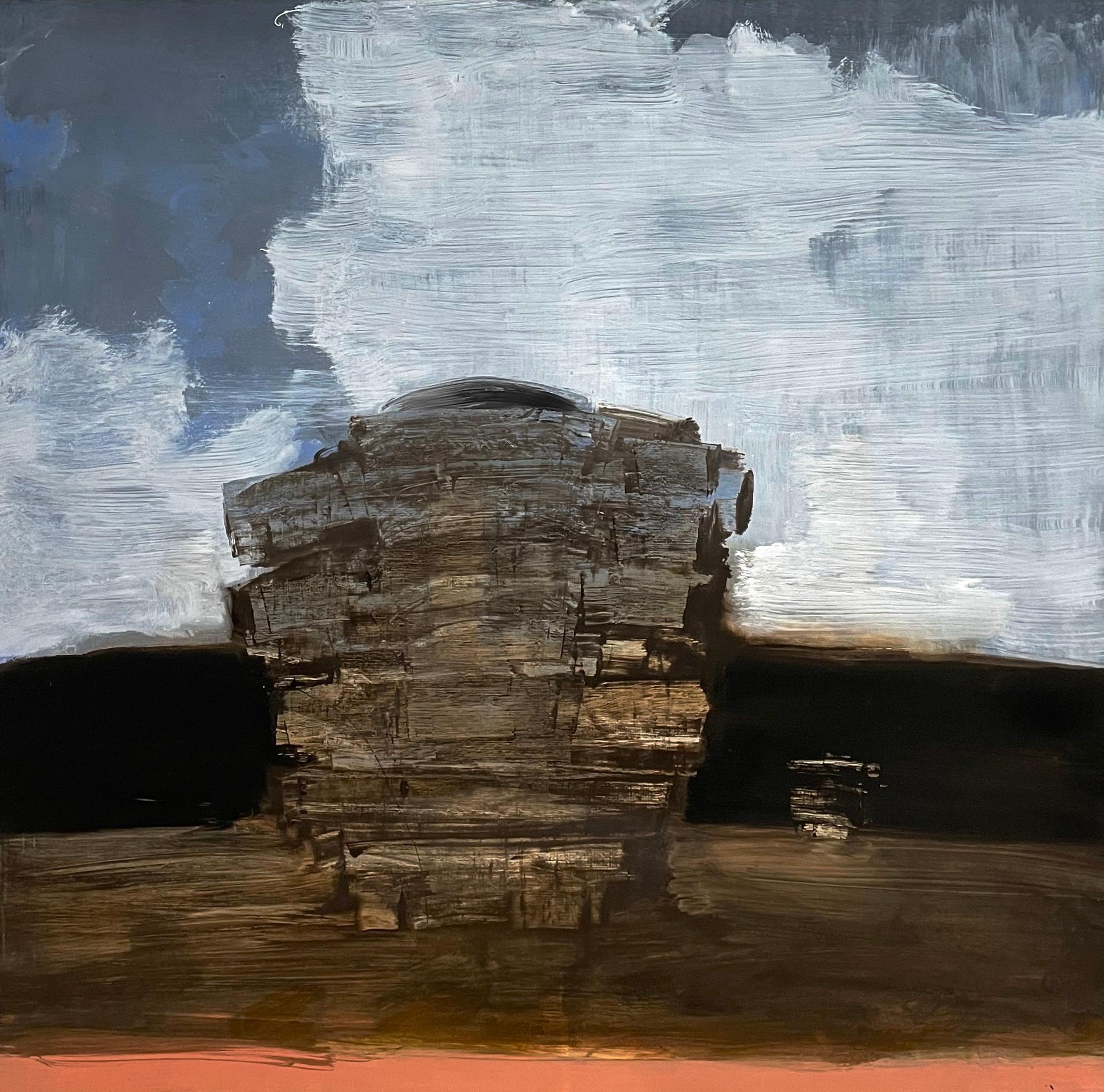 David Konigsberg - Springboard (Abstract Landscape of Swimmer and ...