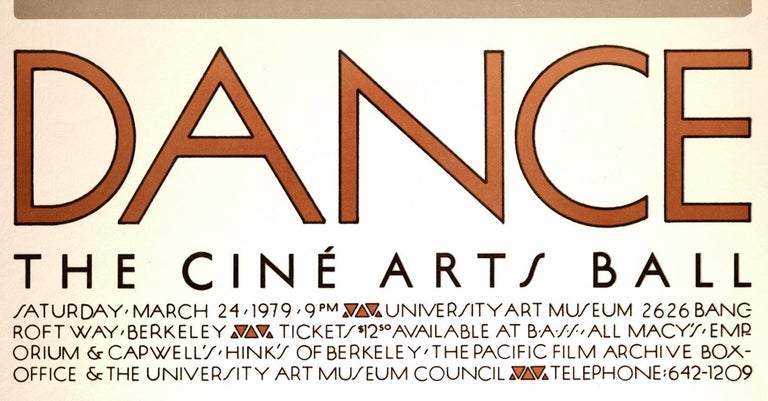 David Lance Goines - Dance: A Limited Edition Goines Graphic Art Poster ...