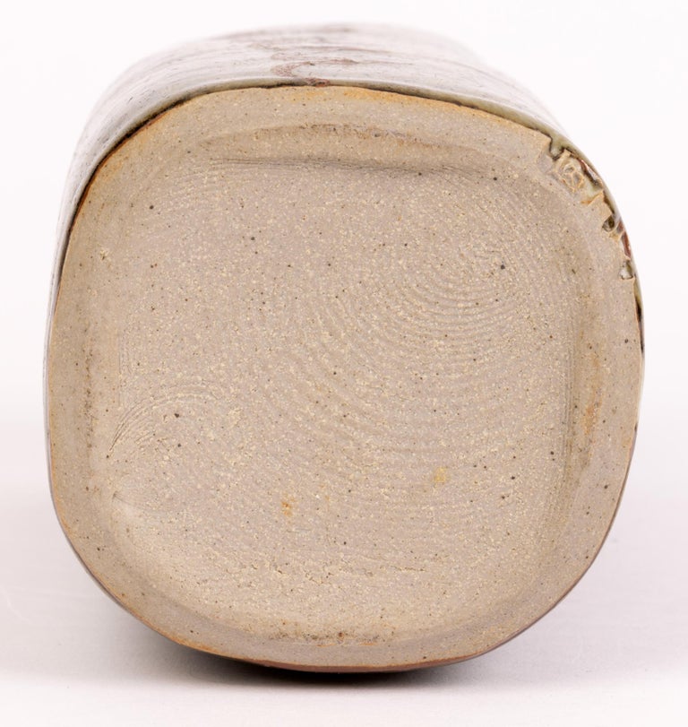 David Leach Lowerdown Pottery Linear Scroll Pattern Studio Pottery Vase ...