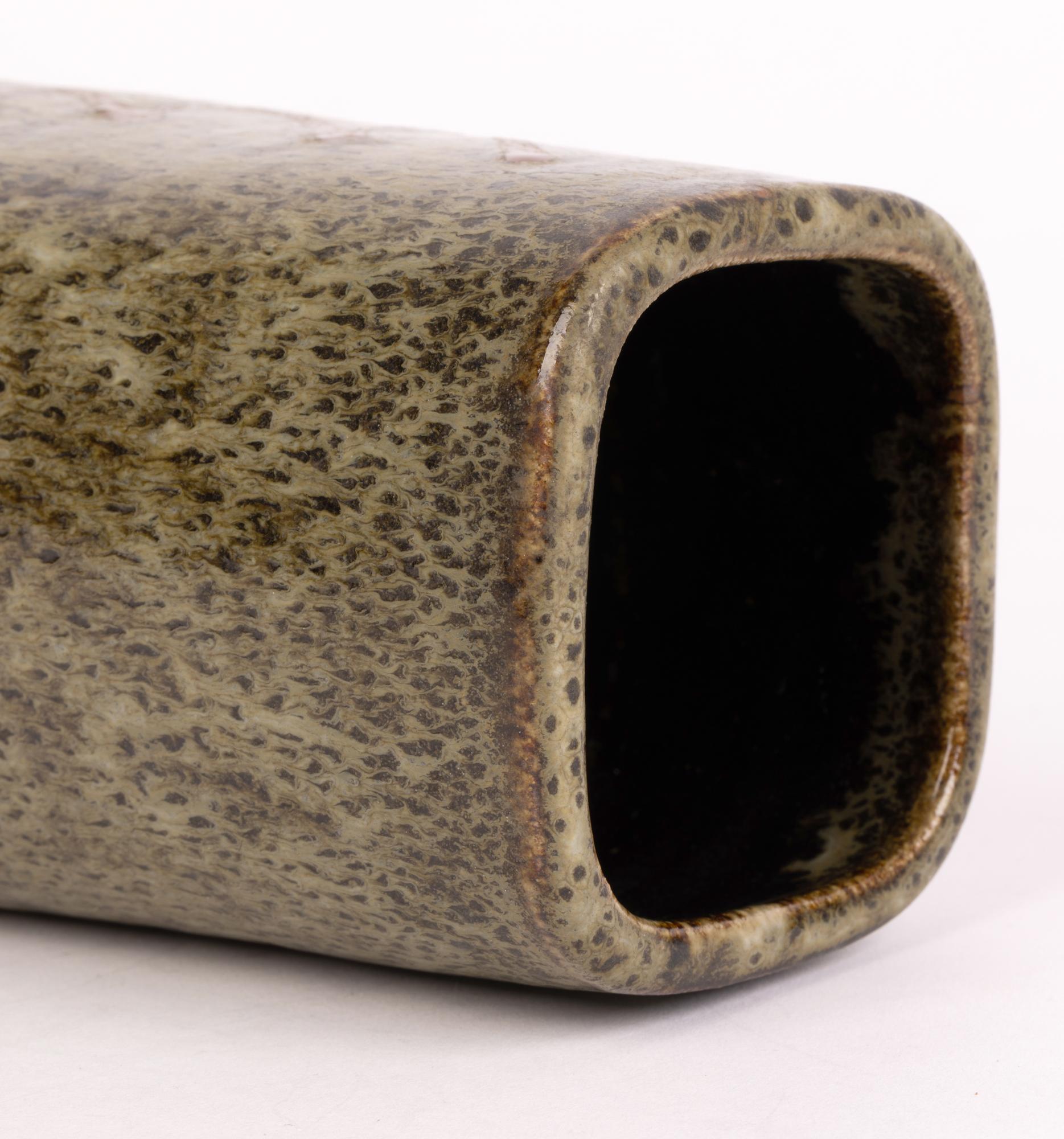 David Leach Lowerdown Pottery Linear Scroll Pattern Studio Pottery Vase ...
