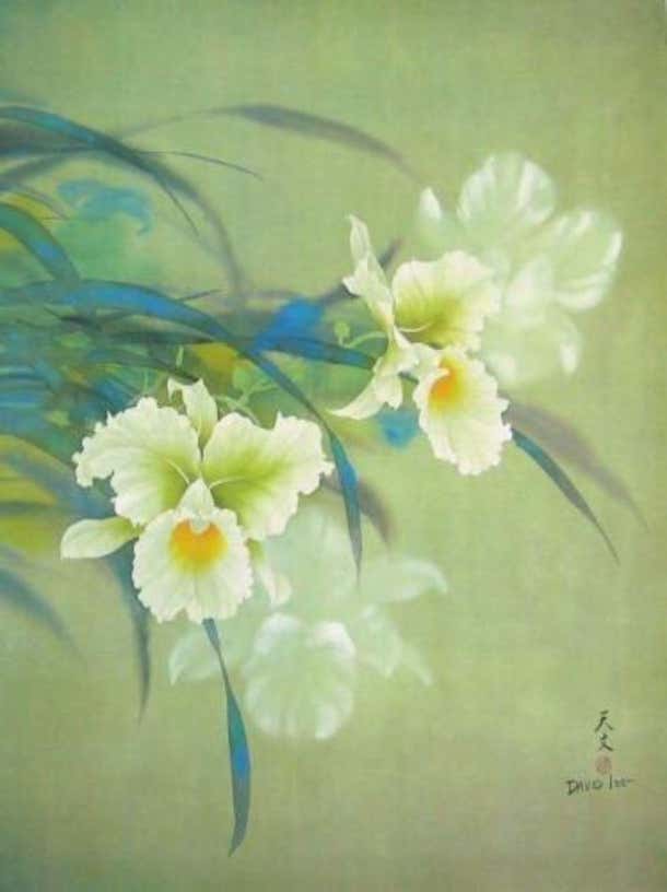 David Lee White Orchid For Sale At 1stdibs David Lee Hawaii Artist David Lee Artist Hawaii