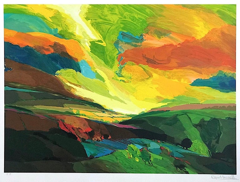 David Leverett - GREENFIELDS Signed Lithograph, Sacred Garden Series ...