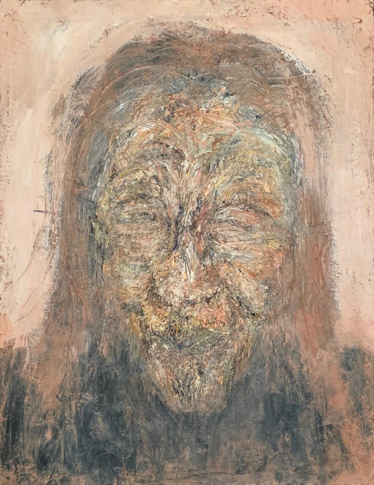 David Leviathan - 'Portrait Of An Old Woman' Contemporary, Natural, Oil ...