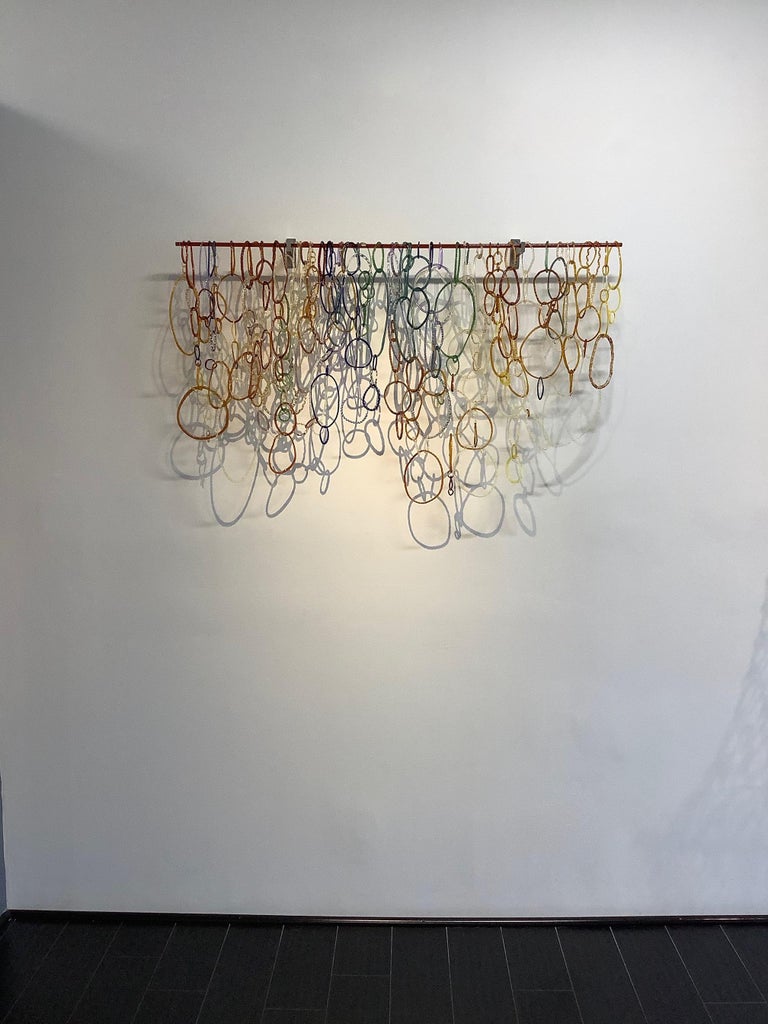 David Licata - Westside Sunrise, Hanging Sculpture of Torch-Worked ...