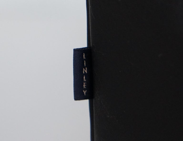 David Linley Pimlico Chesterfield Tufted Black Nero Leather Sofa For ...