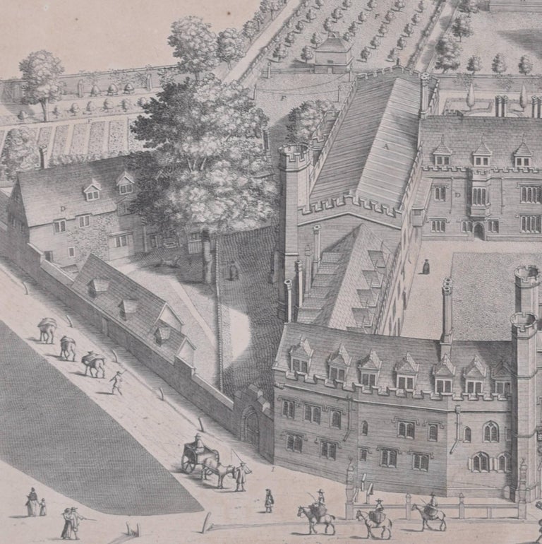 David Loggan - Christ's College, Cambridge David Loggan 1690 engraving ...