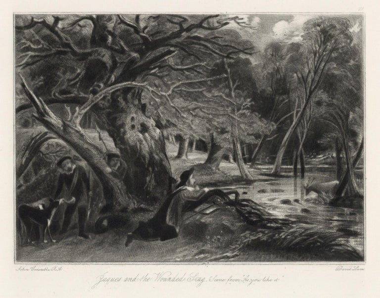 David Lucas - (after) John Constable mezzotint "Jacques and the Wounded ...